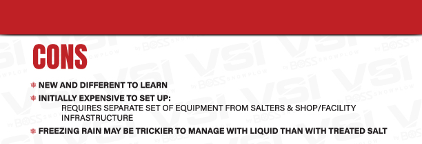 Liquid De-Icing: Pros and Cons