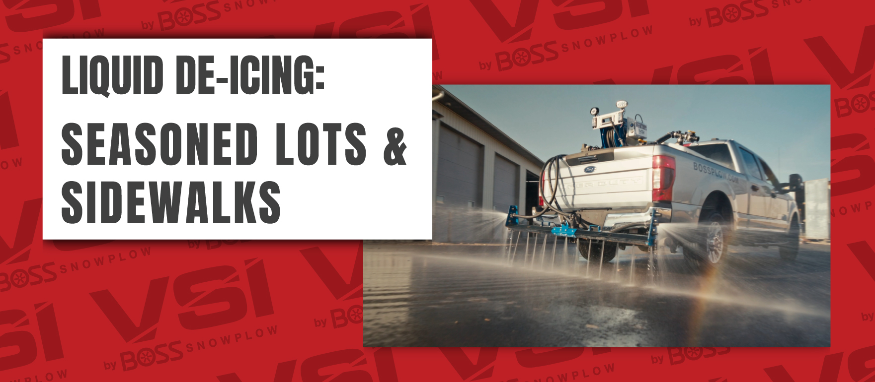 Liquid De-icing: Seasoned Lots and Sidewalks
